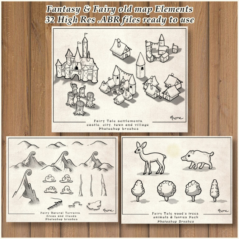 Old Cartography Ultimate Compass Roses - Assets Pack