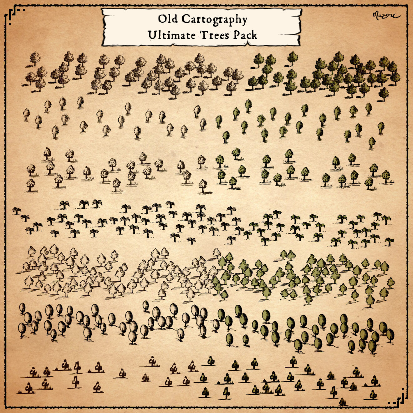 Fantasy Map Icons Collection - Wonderdraft assets