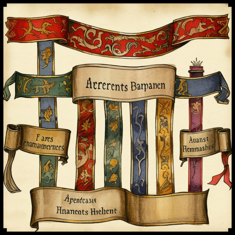 Cartography assets & Ribbons : Map Embellishments