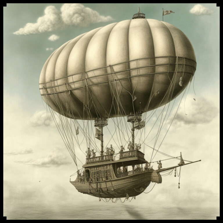 Cartography assets from the sky : Steampunk Heavy Airships