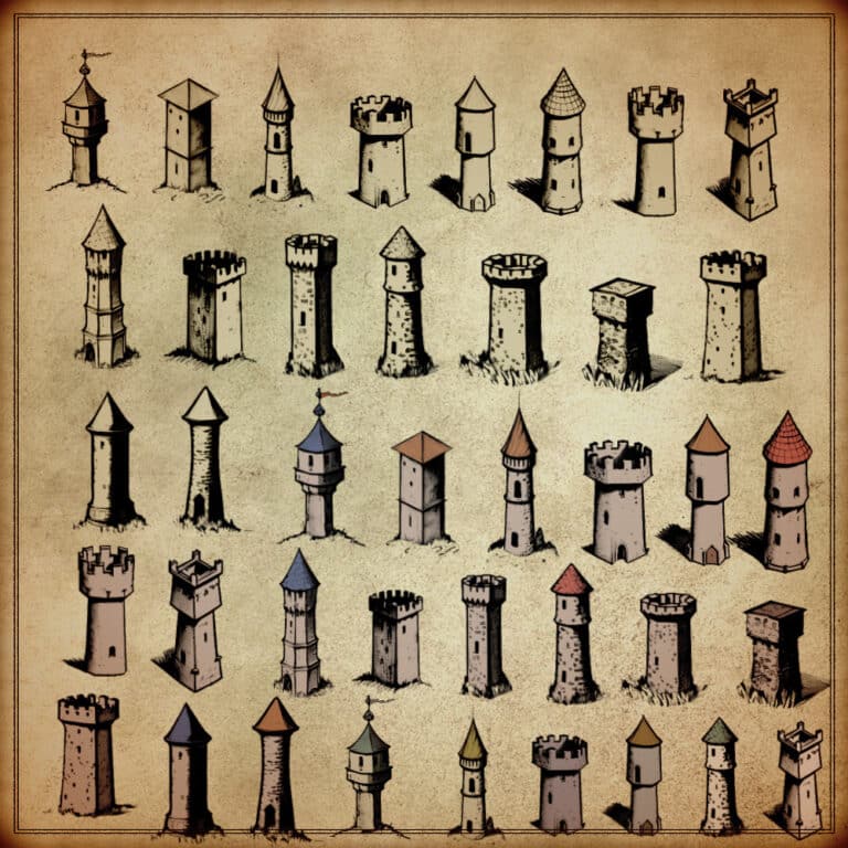 Towers and Forts Big Assets Pack : towers, forts, fortress, stronghold ...