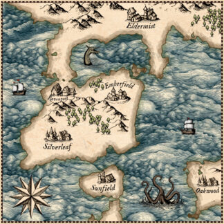 Artistic Seamless Antique Water Textures Pack - Map Assets