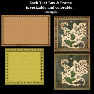 Ancient Frames & Text Boxes Megapack