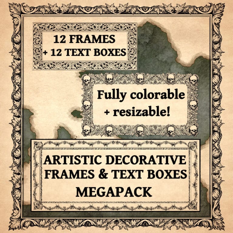 Fantasy map assets and cartography resources