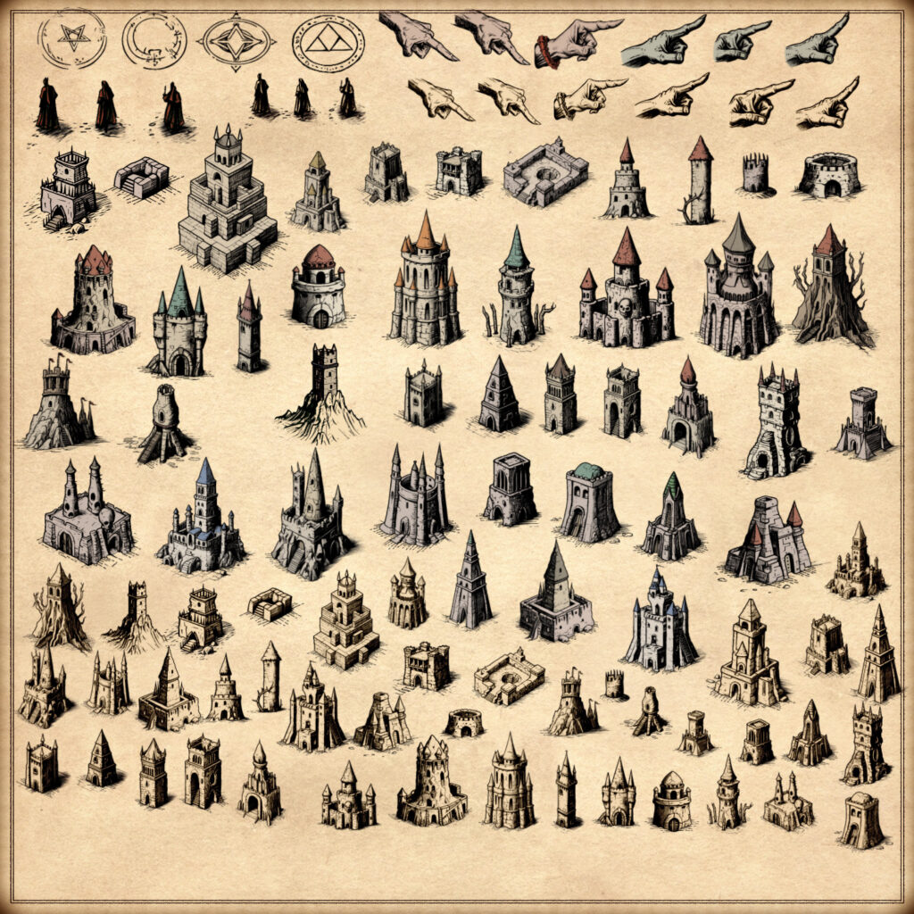 Ultimate Dungeons Megapack - Vintage Cartography Assets Pack
