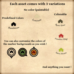 Vintage Point of Interest Markers - Landmarks MegaPack