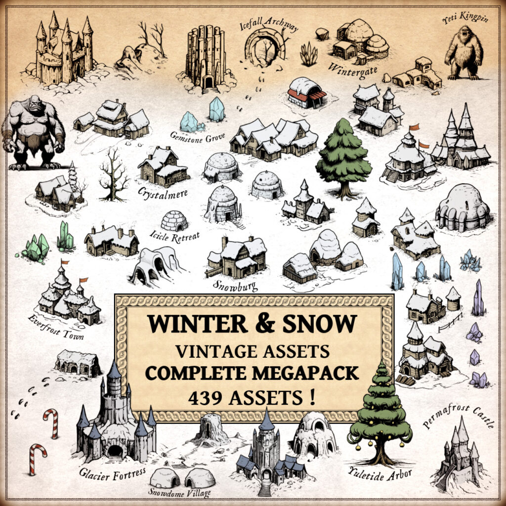 Wonderdraft assets | Fantasy Map Assets