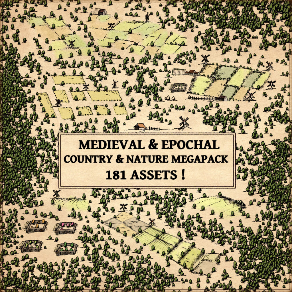 Crops and farm fields - Epochal & Medieval assets Pack