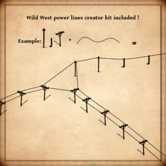 Wild West Vintage Assets - Fantasy Map symbols Complete Pack