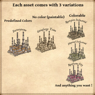 Medieval Fantasy Industries & Factories Vintage assets Pack