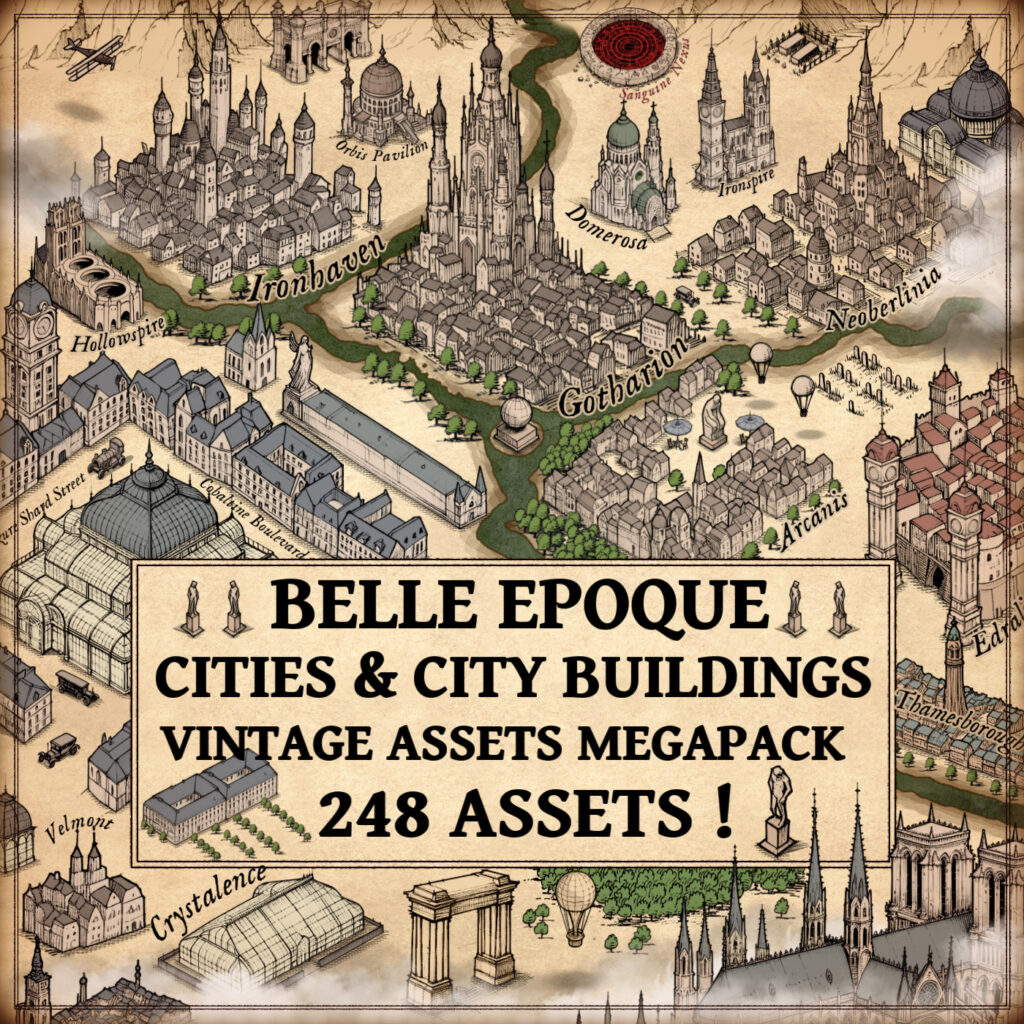 Wonderdraft Assets & Fantasy Map Icons – Best Cartography Assets