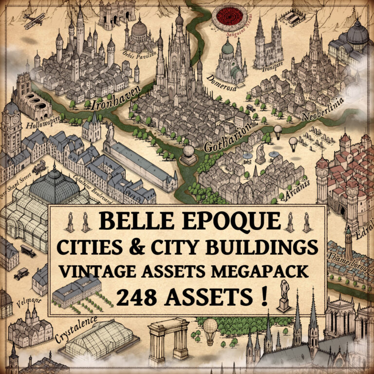 Wonderdraft Assets & Fantasy Map Icons – Best Cartography Assets