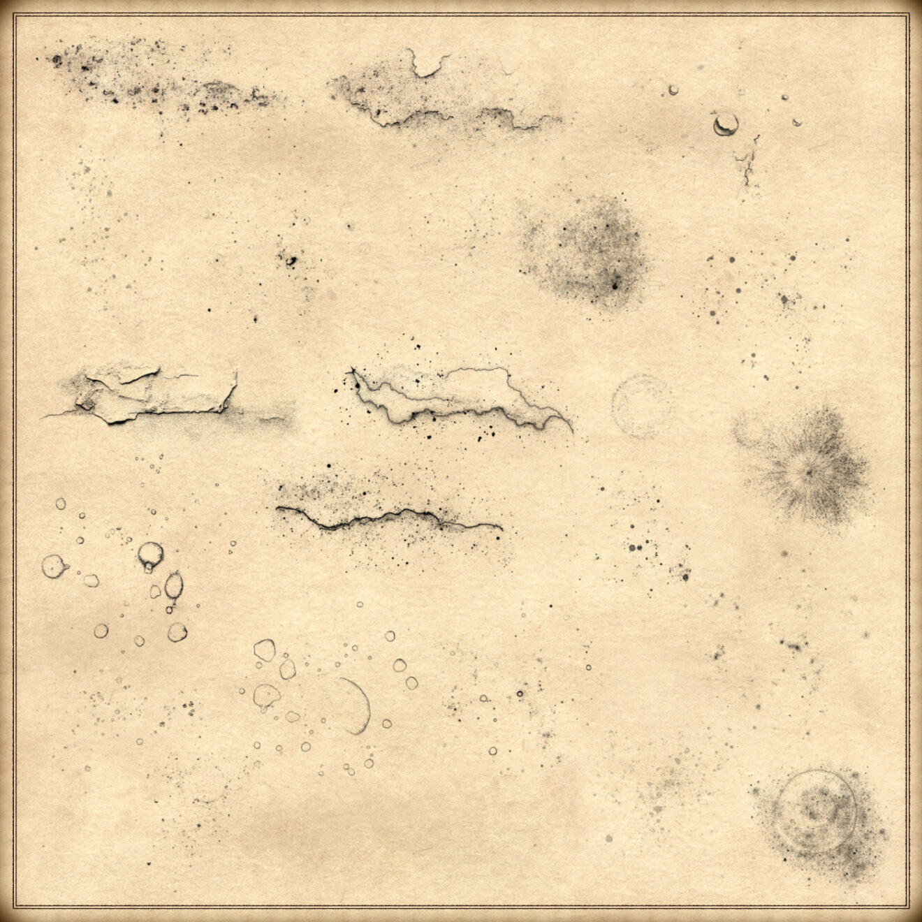 Stains & Distress Marks - Aging Effects Kit Assets Megapack