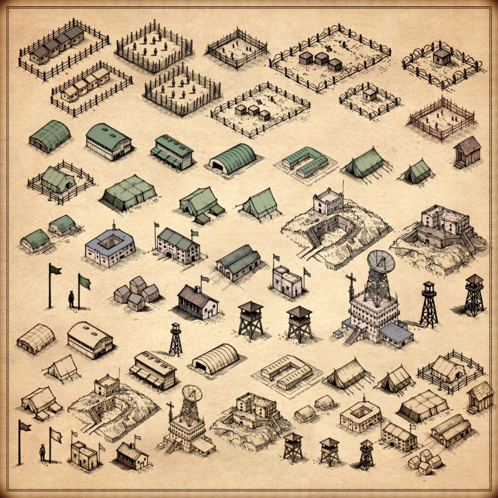 Alternate World War 1 & 2 - Fantasy map assets Megapack