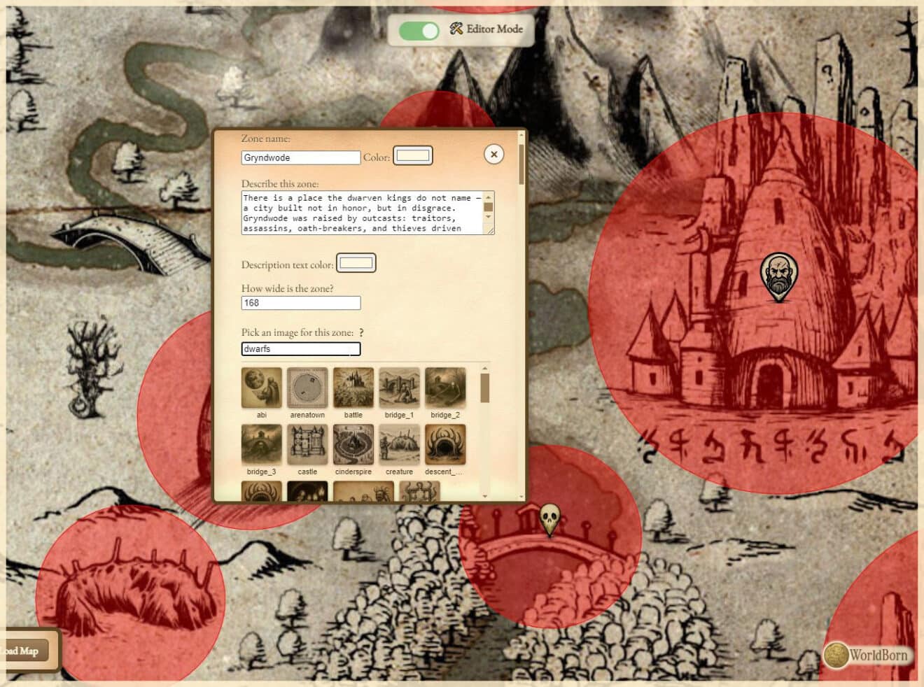WorldBorn – The Interactive Fantasy Map Tool