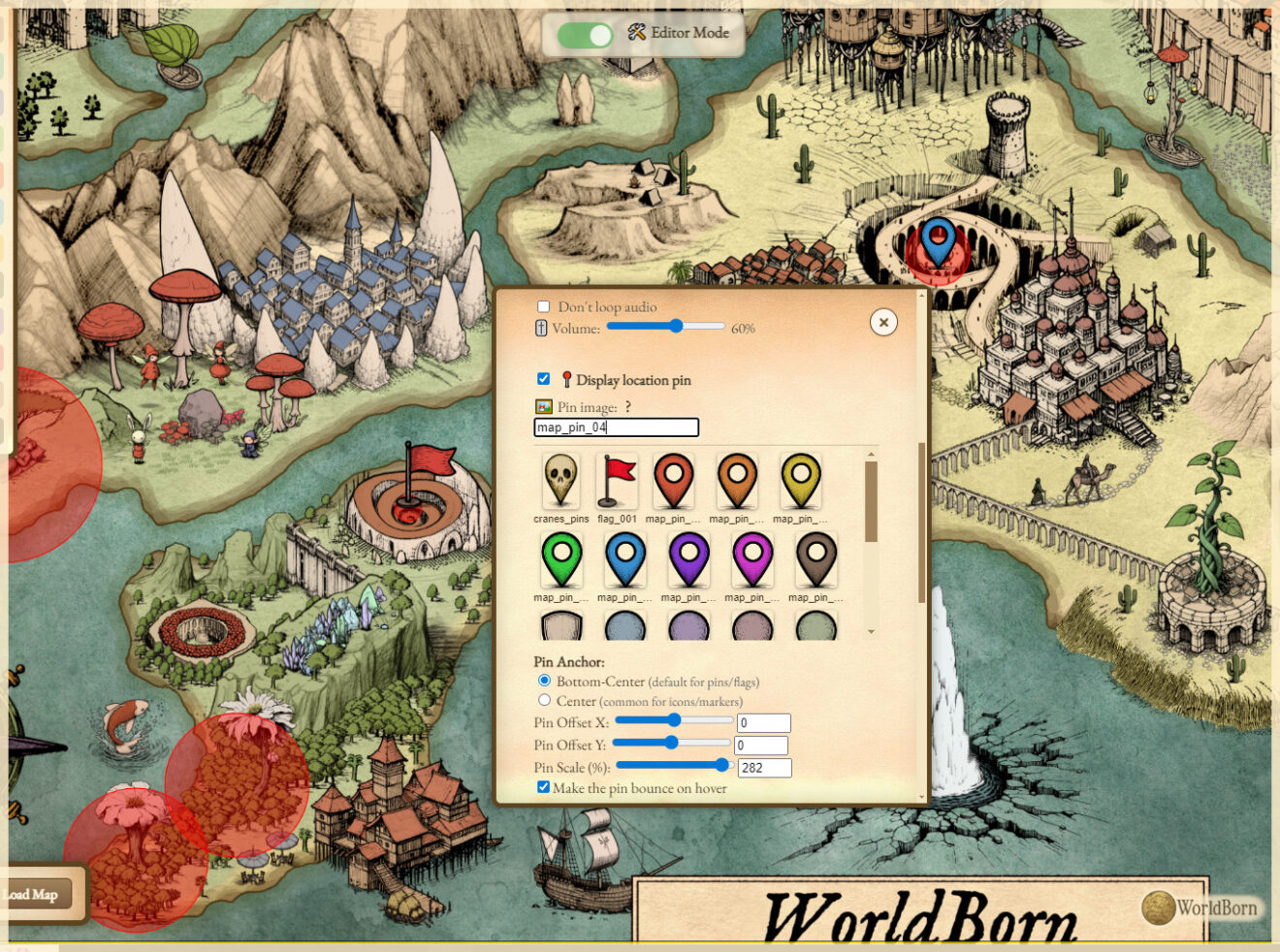 WorldBorn – The Interactive Fantasy Map Tool