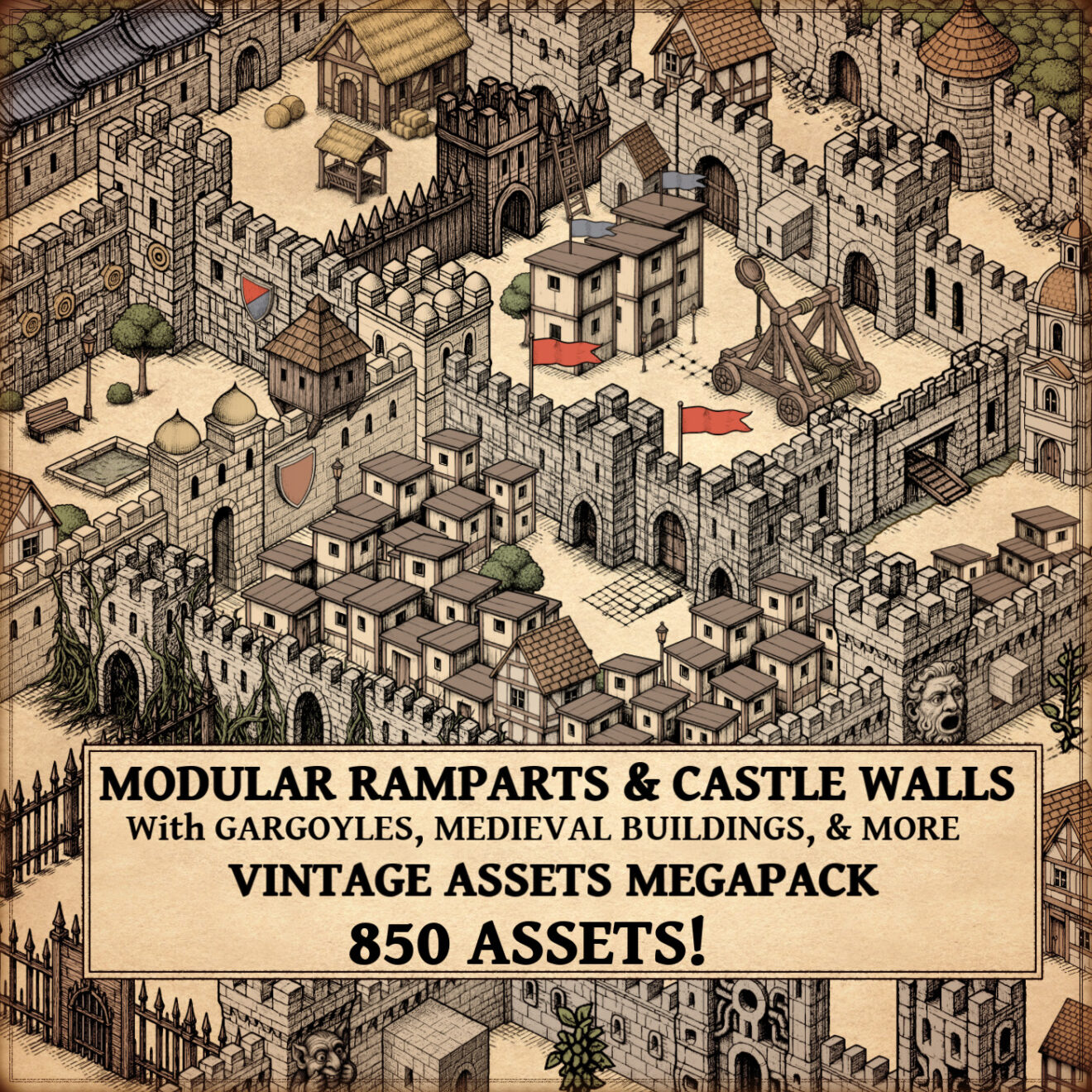 Wonderdraft Assets & Fantasy Map Icons – Best Cartography Assets